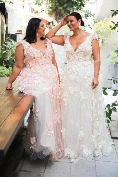 Viola Ivory - Studio Levana – Plus Size Wedding Dresses with Built-In ...