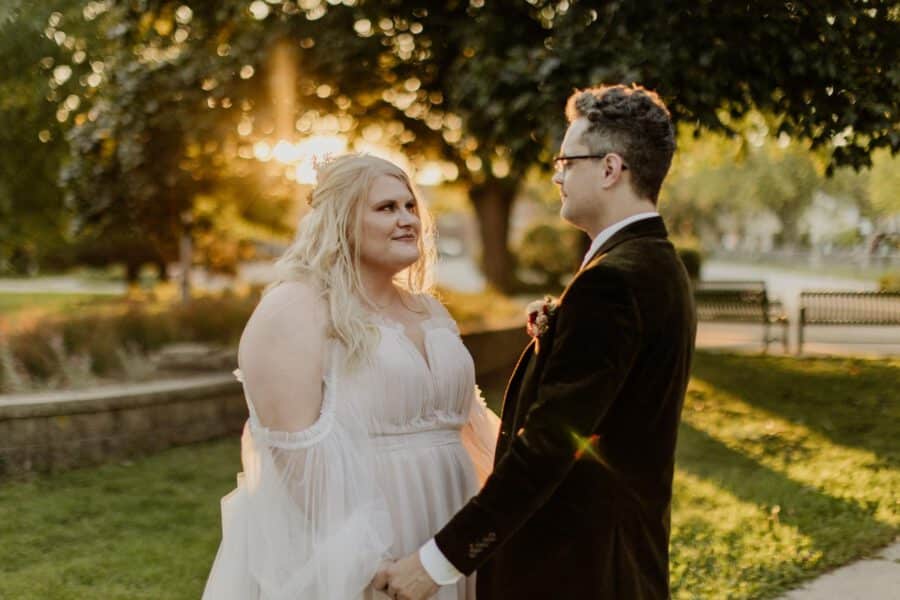 From Coffee Shop Chat to wedding vows: Robyn & Brandon's Perfect Match ...