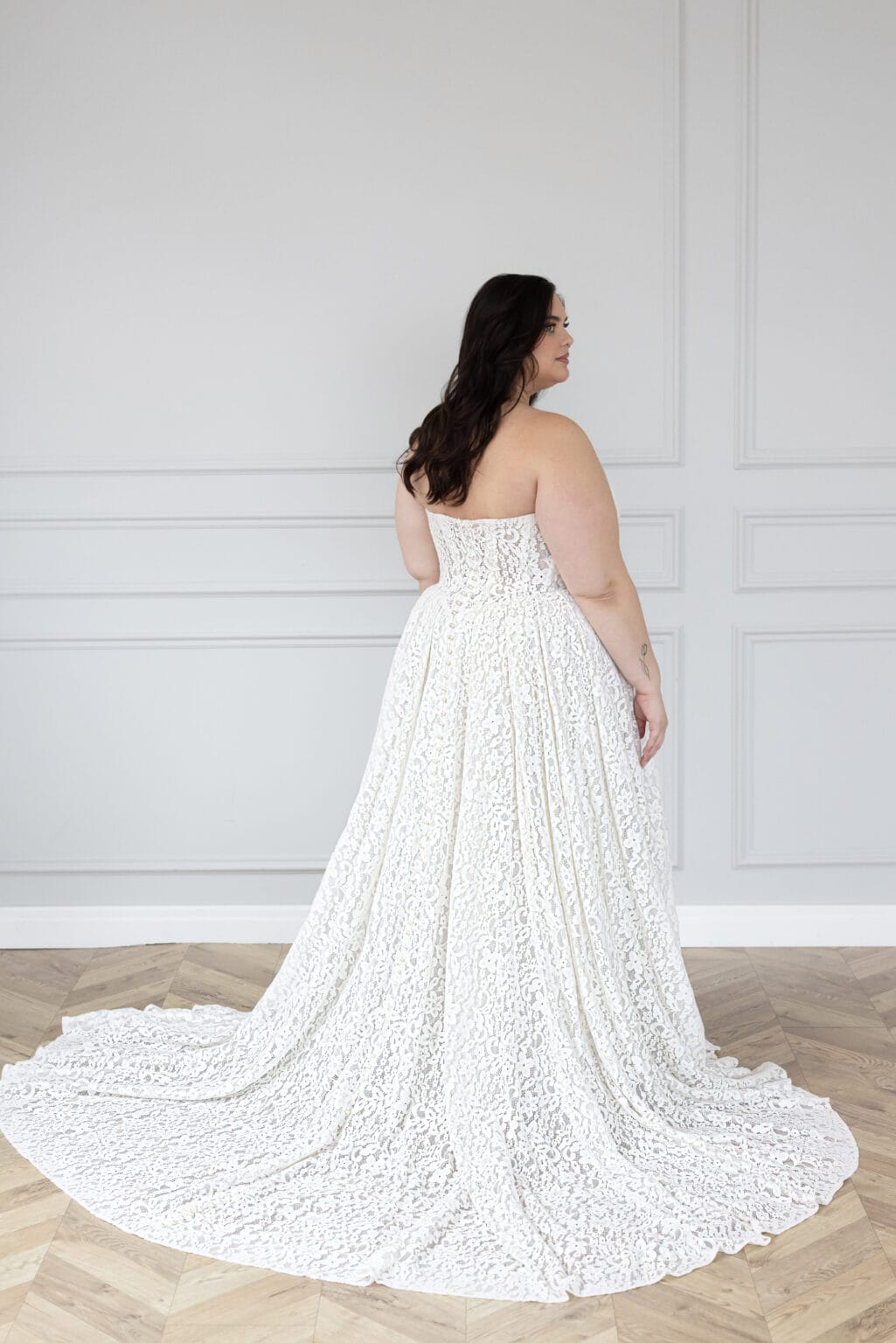 Dove Lace - Studio Levana – Plus Size Wedding Dresses with Built-In Support