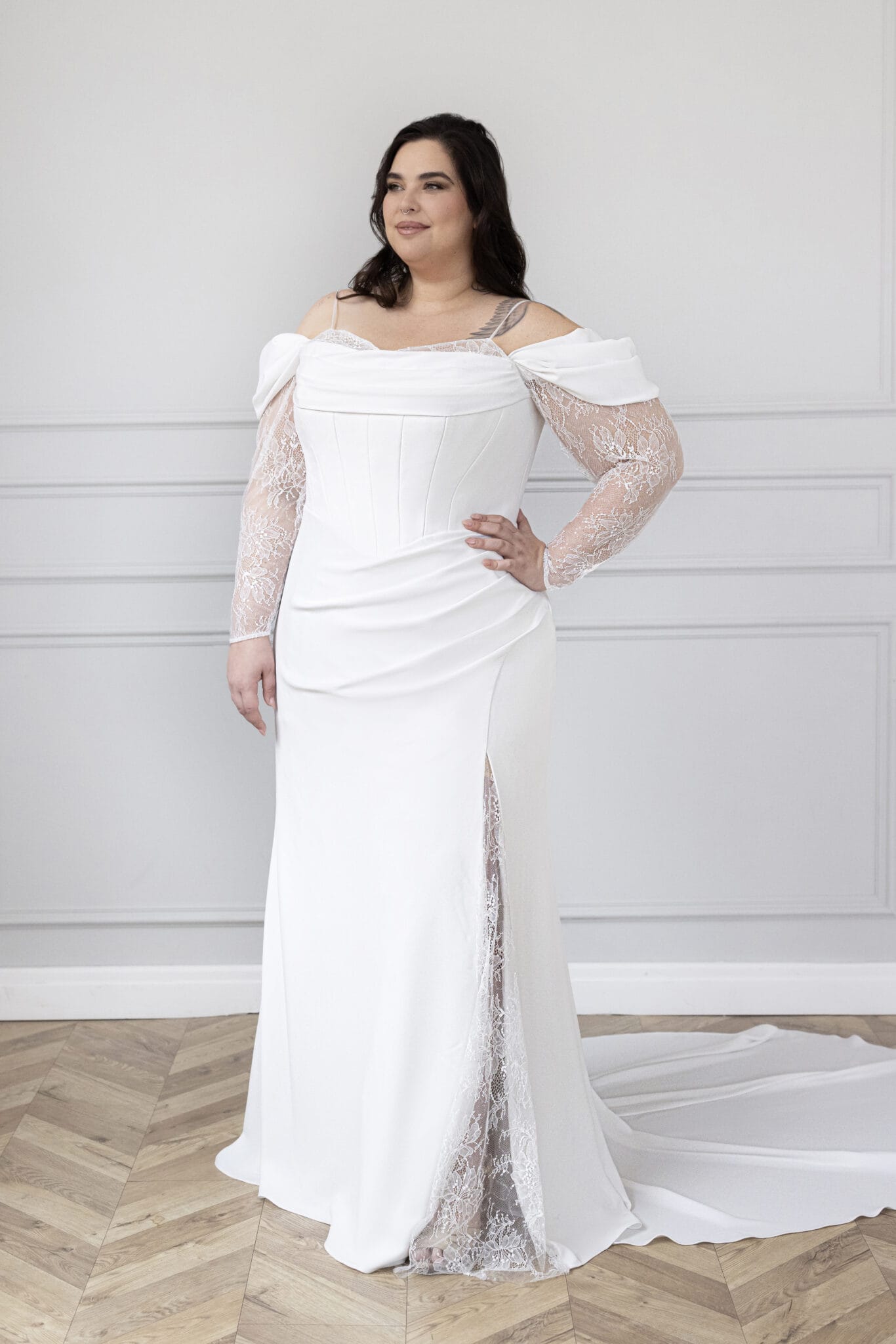 Grá - Studio Levana – Plus Size Wedding Dresses with Built-In Support