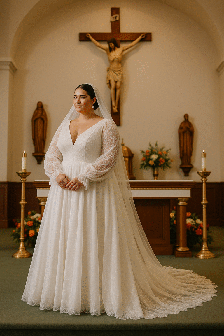 Traditional Catholic Wedding Dress | Studio Levana